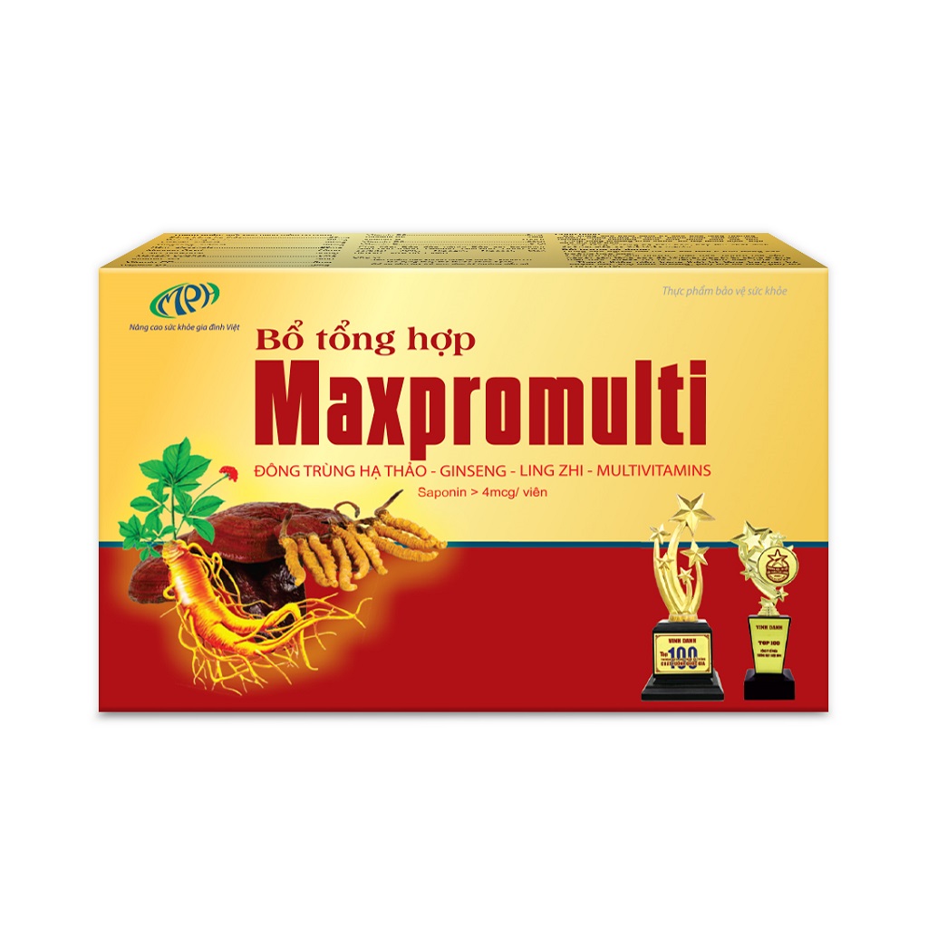 Maxpromulti - Viên uống bổ tổng hợp Hộp 30 viên