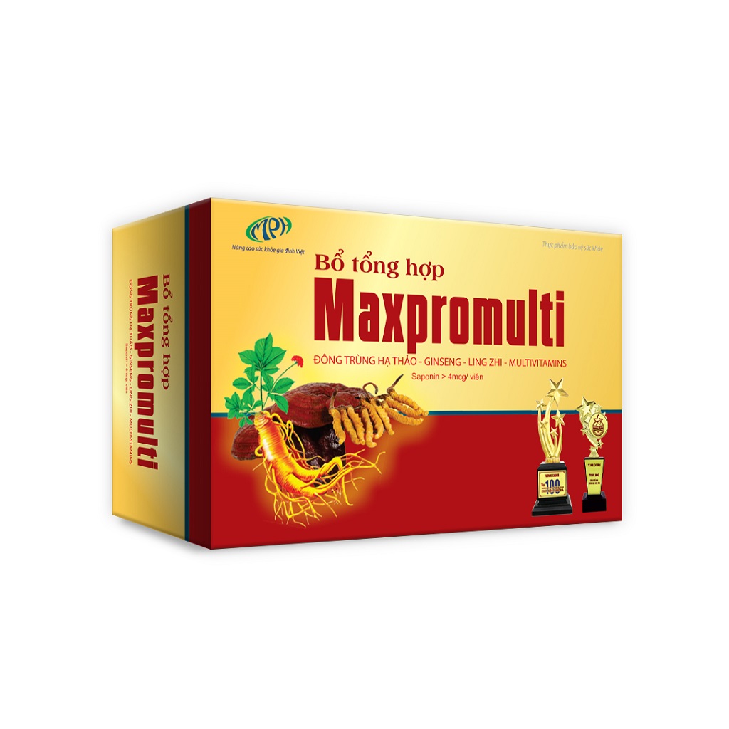Maxpromulti - Viên uống bổ tổng hợp Hộp 30 viên
