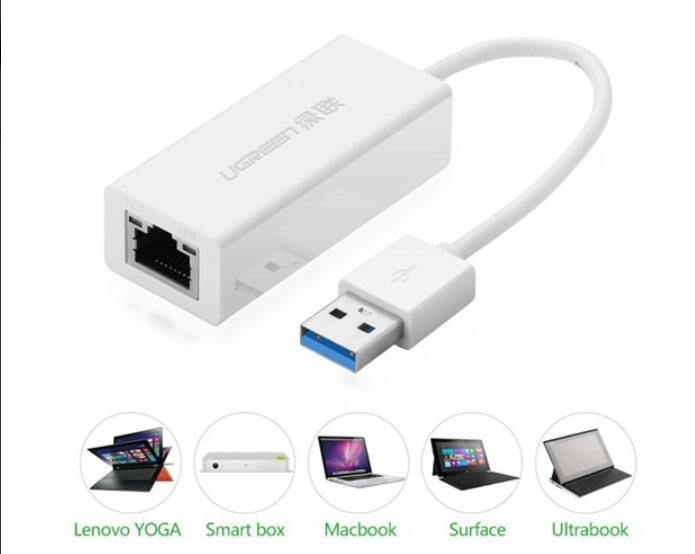 Bộ Chuyển Đổi USB 3.0 Giga Lan Card Ugreen (20255)